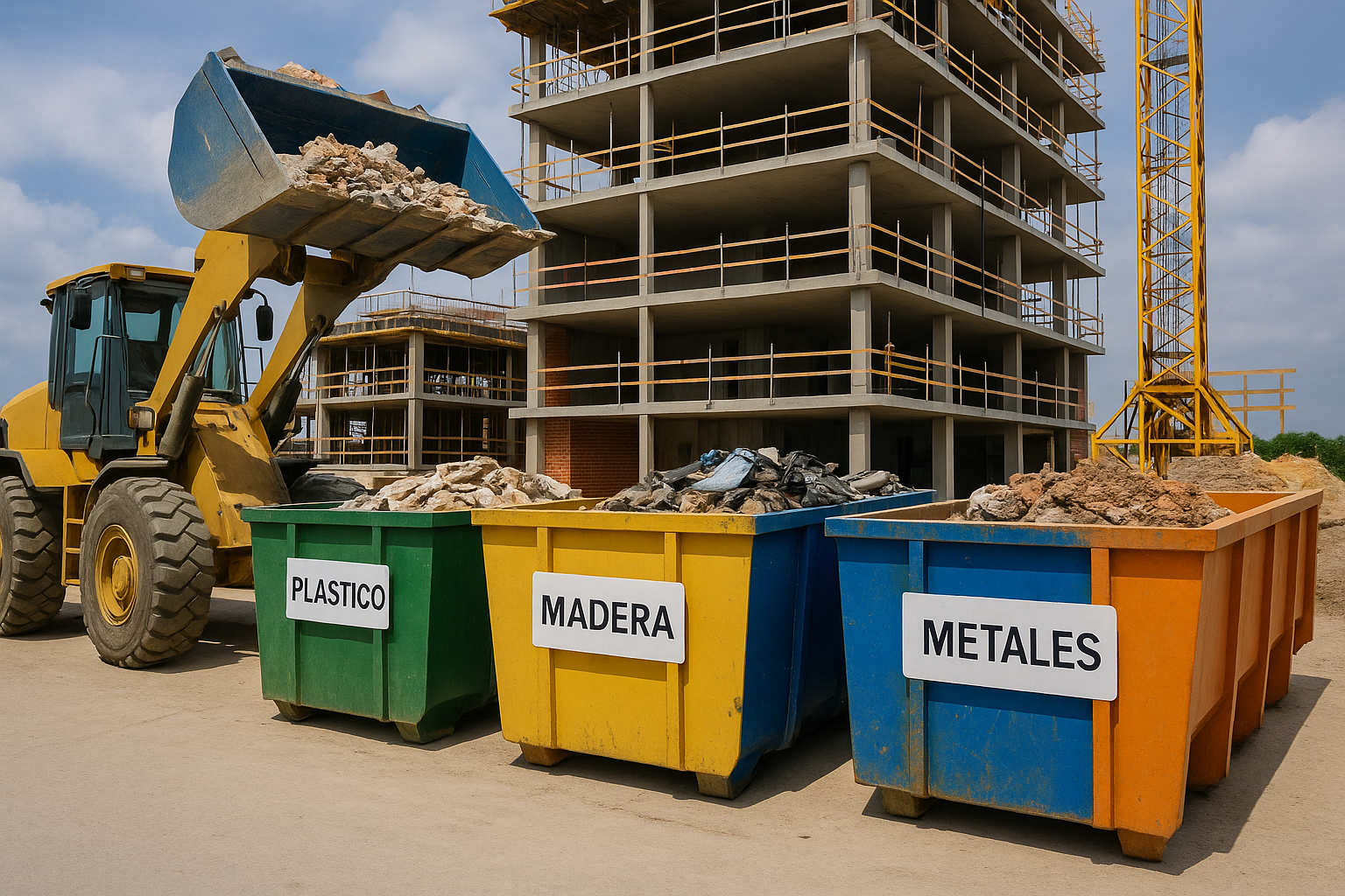 Plan de gestión de residuos en obras: normativa en España